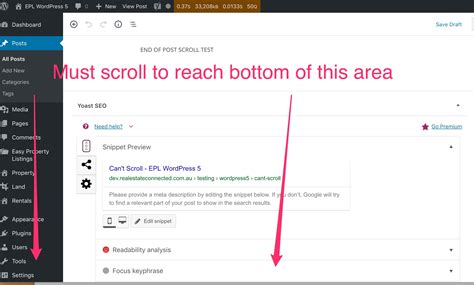 Cant Scroll Body Of The Page To Access Items At The Bottom Of A Long
