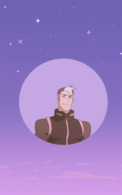 Smiling Shiro Lockscreens For