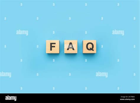 Faq Frequently Asked Questions Text On Wooden Blocks Quiz Test Survey Interrogation Support