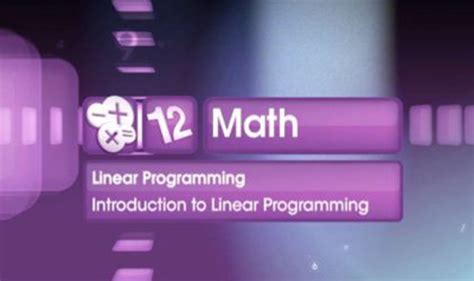 Mizoram Class 12 Science Maths Linear Programming Introduction To
