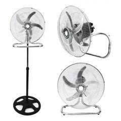 Ventilador Everest De Pie Everest 18 100w Paletas De Aluminio
