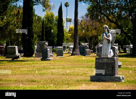 Hollywood Forever Cemetery Hollywood Los Angeles California Usa