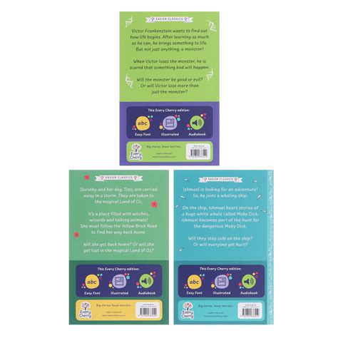 Easier Classics Reading Library Starter 3 Books Collection Set Age