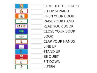 Classroom Commands Teaching Resources