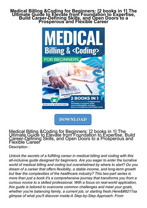Pdf Medical Billing And Coding For Beginners [2 Books In 1] The Ultimate Guide To [pdf] Billing