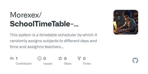 GitHub Morexex BabeTimeTable Management System This System Is A Timetable Scheduler By