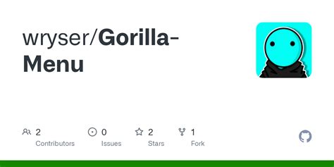 Releases · Wrysergorilla Menu · Github
