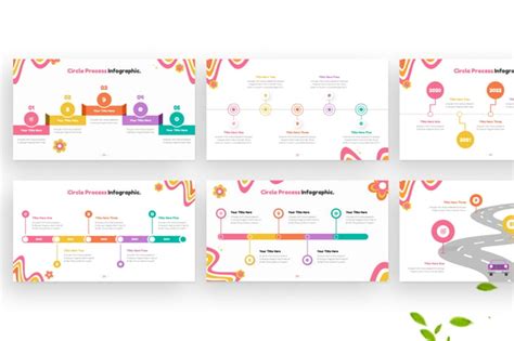 Circle Process Infographic Groovy Style Keynote Incl Circulate And Orbflow Envato
