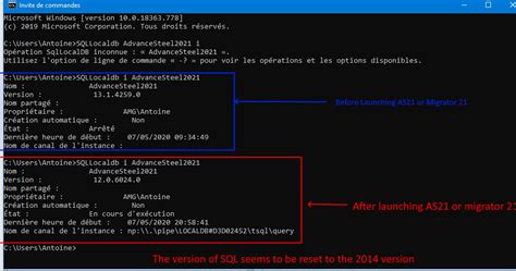 Solved 2021 Database Migration Problem Autodesk Community