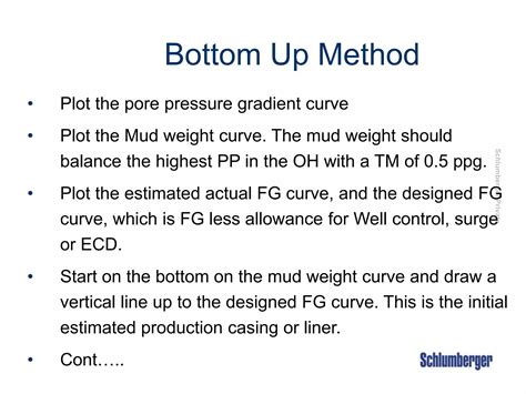 Basic Casing Design And Casing Point Selection Ppt