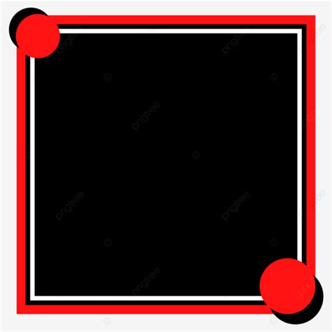 검정색 배경의 빨간색 프레임 빨간색 국경 빨간색 테두리 Png 일러스트 및 Psd 이미지 무료 다운로드 Pngtree