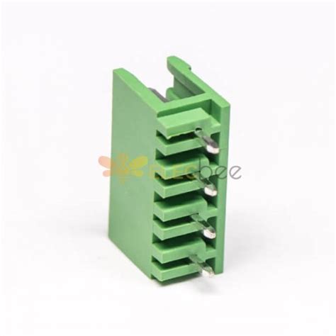 4 Pin Terminal Connector Terminal Block Connector Green Pluggable Type
