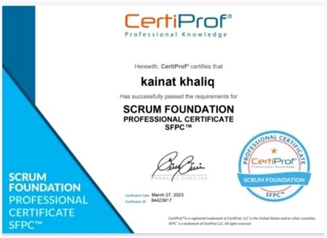 Kainat Khaliq On Linkedin Learning Scrum