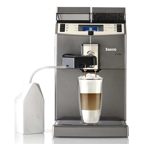 Saeco Lirika One Touch RI9851/01 Kaffeevollautomat Schwarz-Silber