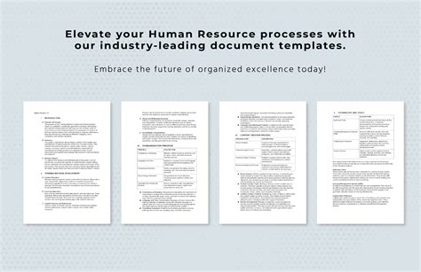 training material creation and standardization guide hr template in word