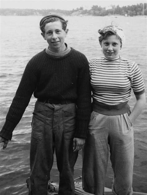 Du Gamla Siblings Bo And Ulla Britta Kaiser 1940s Sweden
