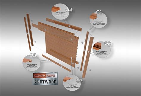 Knotwood Cladding Wood Grain Aluminium Canada Us