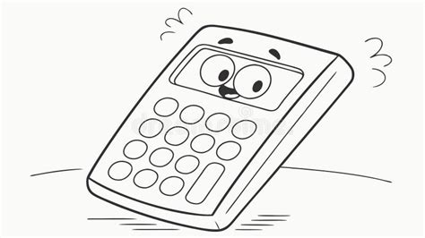 Vintage Calculator Illustration Classic Office And Math Equipment Tool Vector Design Generative