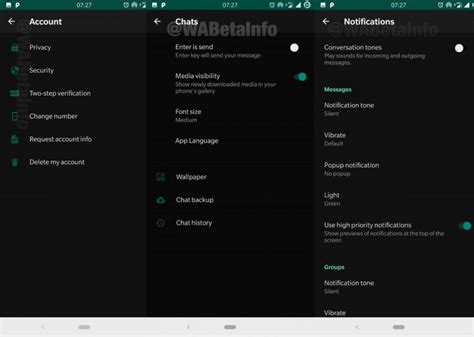 Unocero Whatsapp Implementa El Modo Oscuro En Android