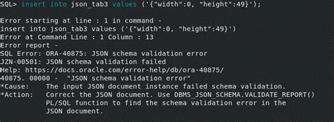 oracle 23ai json schema support eclipsys