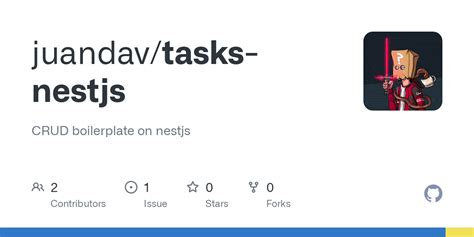 Github Juandav Tasks Nestjs Crud Boilerplate On Nestjs