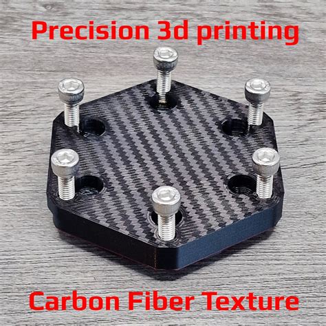 Premium Logitech Steering Wheel Adapter G923 G27 G29 G920 Super Strong Brass Inserts Carbon