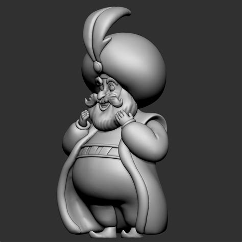 Stl File The Sultan Aladdin 👤・3d Print Design To Download・cults