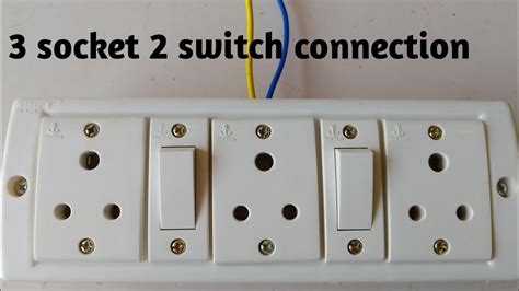 3 Socket 2 Switch Board Connection Extension Board Connection YouTube