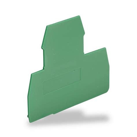 Terminal Block End Cover 10 Pk For Kn D10 Or Kn D12 Series Terminal Blocks Pn Kn Ecdgrn