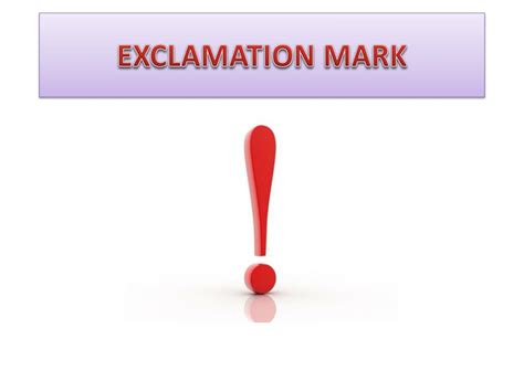 PPT EXCLAMATION MARK PowerPoint Presentation Free Download ID 2736539