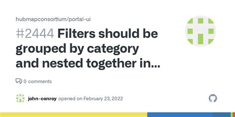 Filters Should Be Grouped By Category And Nested Together In Accordions