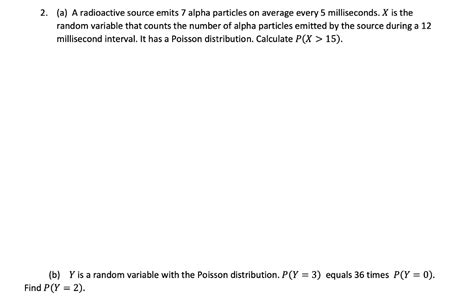 Solved A A Radioactive Source Emits Alpha Particles Chegg