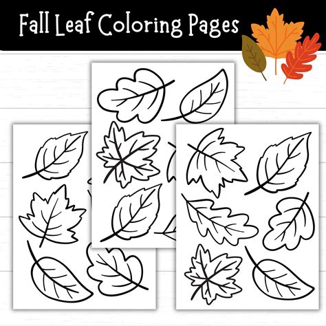 Printable Coloring Pages Autumn Leaves 2025