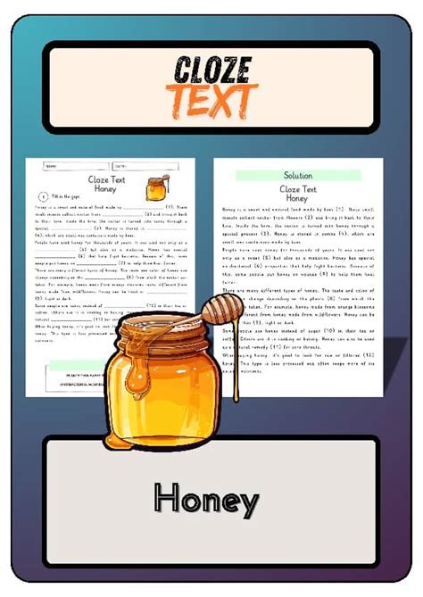 Reading Comprehension Honey Solutions By Learnplanet Tpt