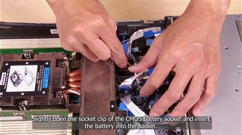 Lenovo Thinksystem Sd535 V3 Installing A Cmos Battery Youtube