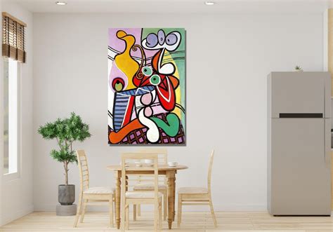 Pablo Picasso Kubizm Artwork Print Pablo Picasso Painting Art Pablo