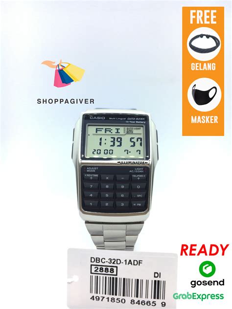 casio databank digital dbc 32d 1a dbc 32d dbc 32d 1adf jam tangan