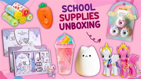 ایده کاردستی دخترانه جدید جشن جعبه گشایی وسایل مدرسه