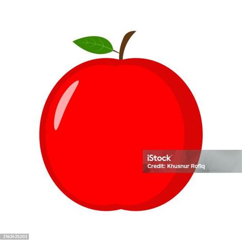 빨간 사과 아이콘 벡터 일러스트 레이 션 그림 사과 절연 통하고 있는 백색 배경 가을에 대한 스톡 벡터 아트 및 기타 이미지 가을 건강한 생활방식 과일 Istock