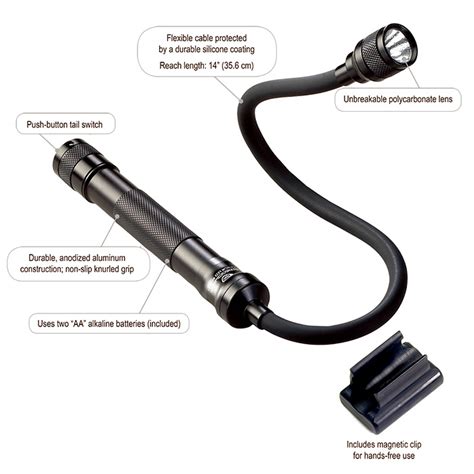 Streamlight Jr Reach Flashlight With Flexible Cable 71600