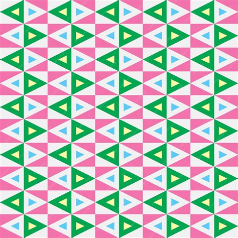 Premium Vector Triangles Seamless Pattern