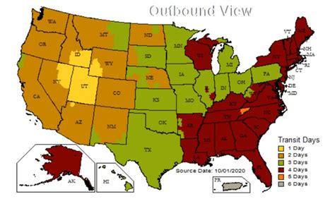 Ups Ground Map Shipping Zone Calculator