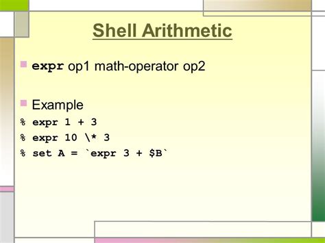 Linux System Lecture 6 Shell Programming Ppt Download