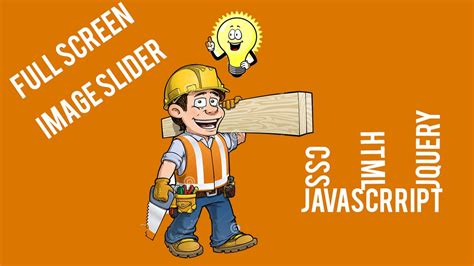 Html Css Full Screen Image Slider Part 1 Youtube
