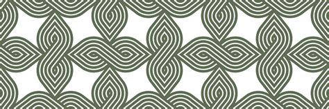 Lattice Geometric Seamless Pattern Vector Design Trendy Retro Style Minimal Grid Tiling