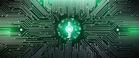 quantum encryption key representing data privacy in a digital circuit