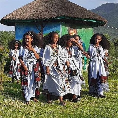 Amhara Africa Fashion Dress Culture Historical Clothing