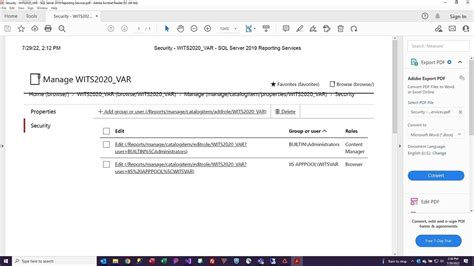 Ssrs Permissions Set But End User Is Getting Rsaccessdenied Databases