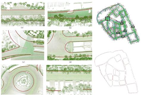 Vectorized Road Boundary In Red Of Dataset I Lujiazui Dataset A