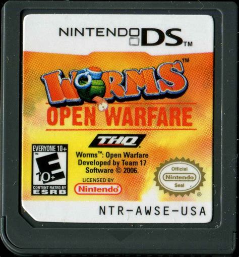 Worms Open Warfare Cover Or Packaging Material Mobygames